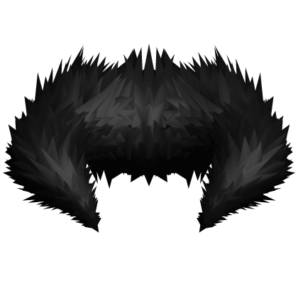 Collier en fourrure noire - Roblox