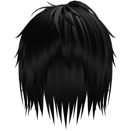 Black Messy Vkei Horror Punk Hairstyle | Roblox Item - Rolimon's
