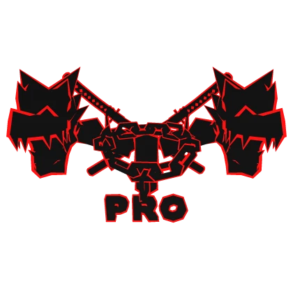 Cartoony Red PRO Swordpack Necklace Dragon Combo | Roblox Item - Rolimon's