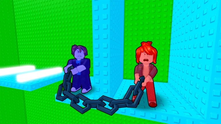 2 Player Chained Tower - Roblox