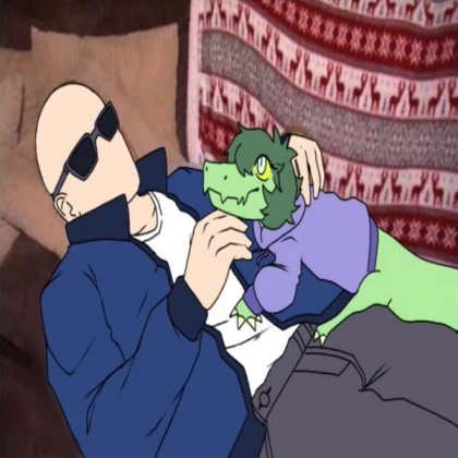 gator hugging