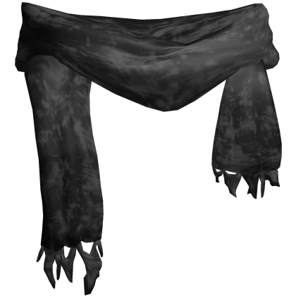 Vintage Black Emo Shemagh Neck Scarf | Roblox Item - Rolimon's