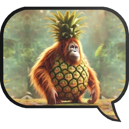 orangutini ananasini italian brainrot text | Roblox Item - Rolimon's