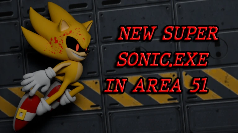[NOVA ATUALIZAÇÃO] NOVO Super Sonic.exe na Área 51 - Roblox