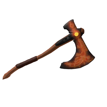 Lava Axe (GLOWS IN GAME) | Roblox Item - Rolimon's