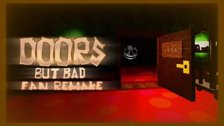 DOORS But Bad Fan Remake [ATUALIZAÇÃO DE HALLOWEEN] - Roblox