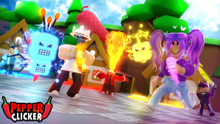 [ NUEVO MAPA] [ ️ x10 CLICS] Pepper Clicker - Roblox