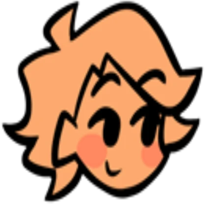 Remastered Senpai (Icon) FNF