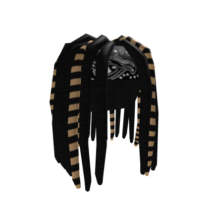 Rastas de Rayas con Bandana Negra - Roblox