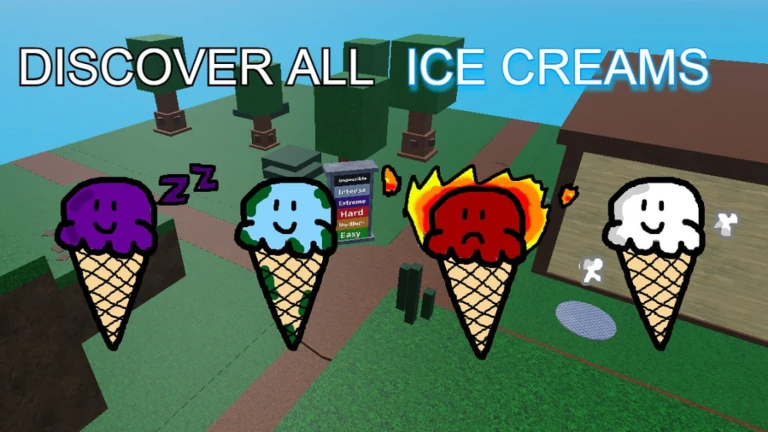 [UPD] Find the ice creams! [46] - Roblox