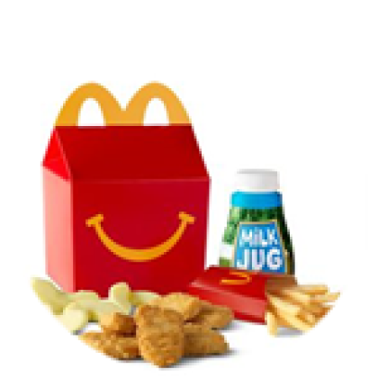 # piece chicken nugget happy meal with amogus - Roblox