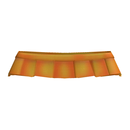 Orange Pleated Model Miniskirt | Roblox Item - Rolimon's
