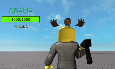 [OPEN SOURCE] luta contra o chefe de obama - Roblox