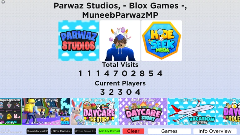 Live-Spiel-Statistiken-Checker - Roblox