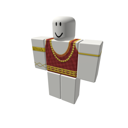Egypt Red Royal Tunic - Roblox