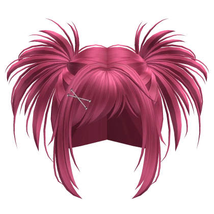 Cyber Y2K Pigtails (Hot Pink) | Roblox Item - Rolimon's