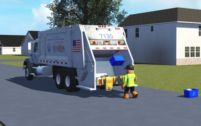 Fairfax County Garbage Truck Sim | Play on Roblox