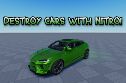 [URUS] Destroy Cars with Nitro - Roblox