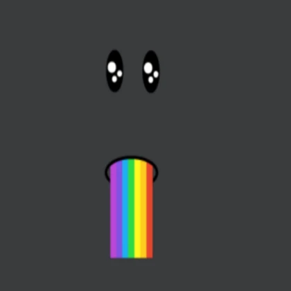Rainbow Barf Face