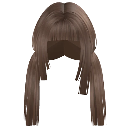 Hime Style Low Pigtails Light Brown | Roblox Item - Rolimon's