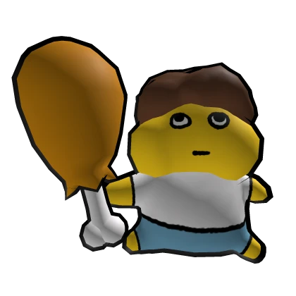 Shedletsky eating chicken | Roblox Item - Rolimon's