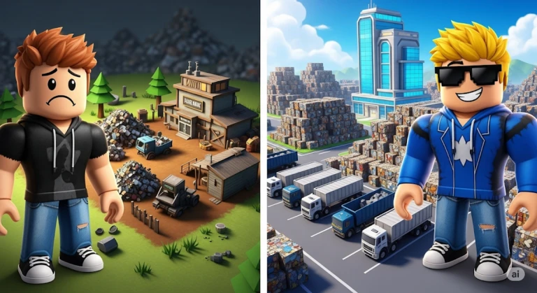 [ALPHA] รถบรรทุกขยะระดับโปร - Roblox