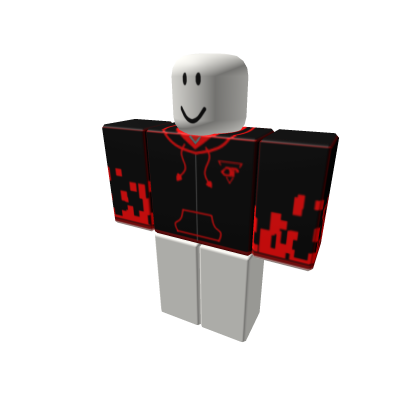 Red Gliched Shirt - Roblox