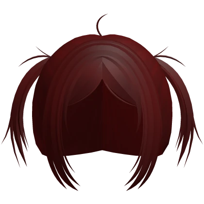 Short Dark Red Twin Tails | Roblox Item - Rolimon's