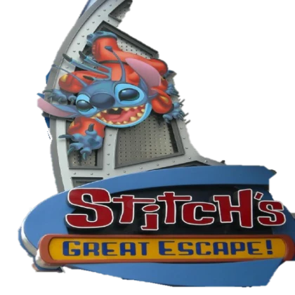 stitch great escape sign