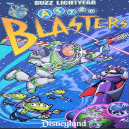 buzz lightyear astro blasters poster
