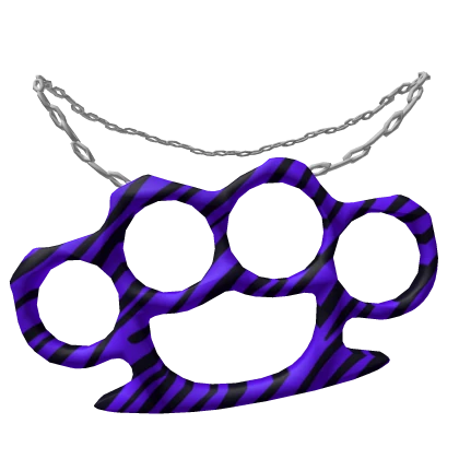 Oversized purple scene zebra print brass | Roblox Item - Rolimon's