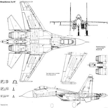 SU-35 blueprints for flightpoint