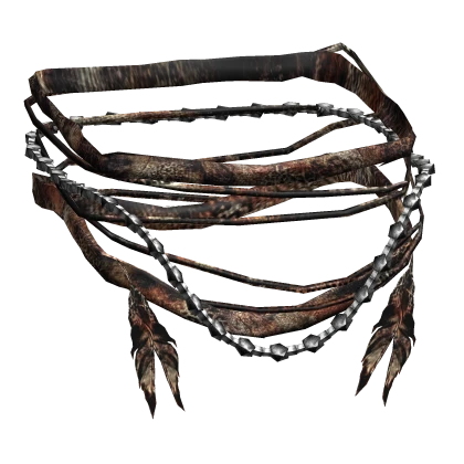 Right Orange Print Historic Worn Arm Wraps | Roblox Item - Rolimon's