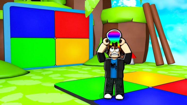 Color The Square Blocks! - Roblox