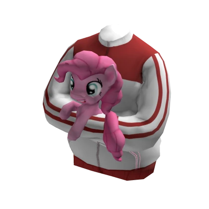 Pinkie Pie Pink Pony Hugging Red Balloon Jacket | Roblox Item - Rolimon's