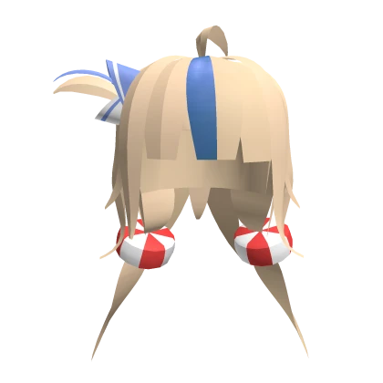 Blue Anime Beach Hair Saba | Roblox Item - Rolimon's