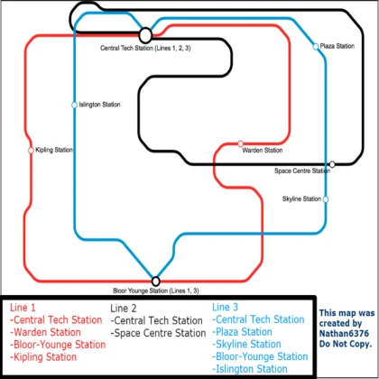 Roblox Subway Map