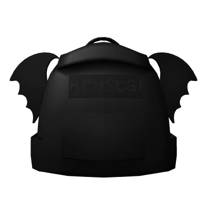 ๑˚krystal black bat backpack 1.0 | Roblox Item - Rolimon's