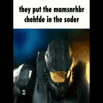 Master Chief in the soda
