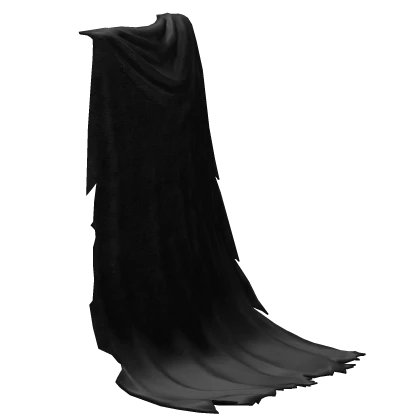 Long Torn Black Cape | Roblox Item - Rolimon's