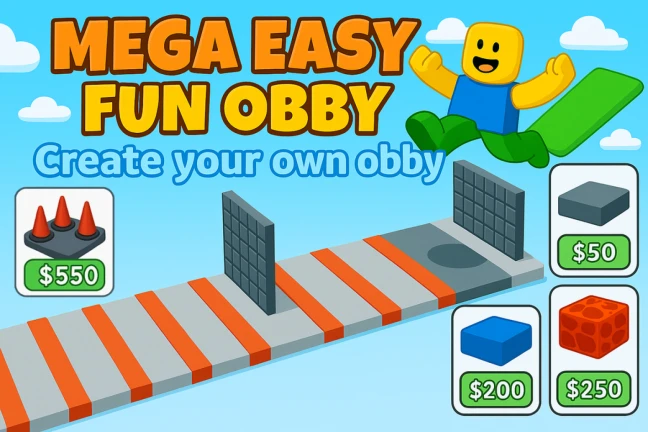 Mega Fácil Divertido Obby - Roblox