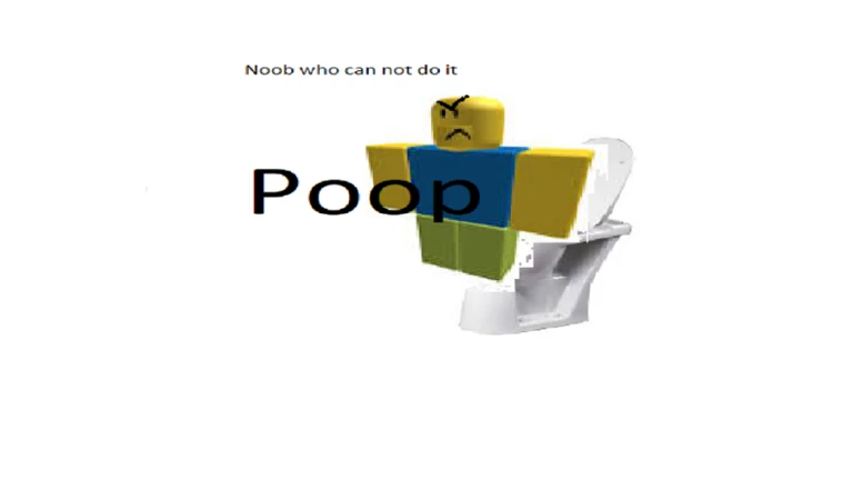Noob que no puede hacerlo POOP Story - Roblox