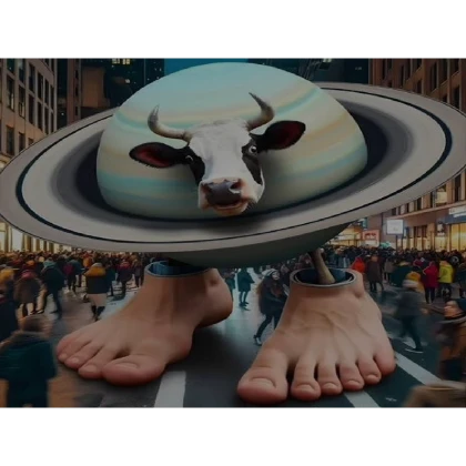 La Vaca Saturno Saturnita Italian Brainrot | Roblox Item - Rolimon's