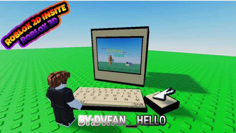 로블록스 2d 인사이드 로블록스 3d - Roblox