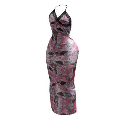 Lace Trim Maxi Dress - Roblox