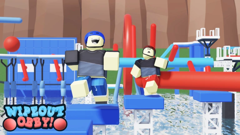 Wipeout Obby! (NEW) - Roblox