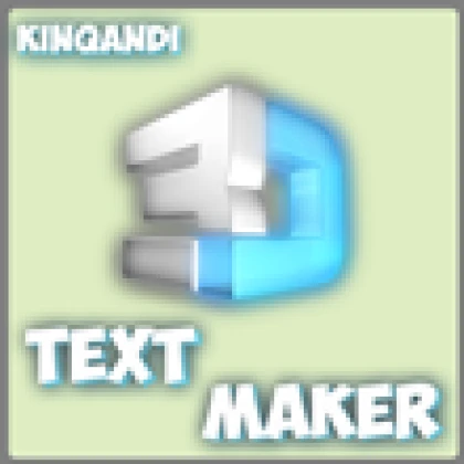 3D Text Maker V2 (FanMade)