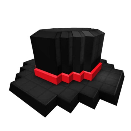 8-Bit Red Banded Top Hat