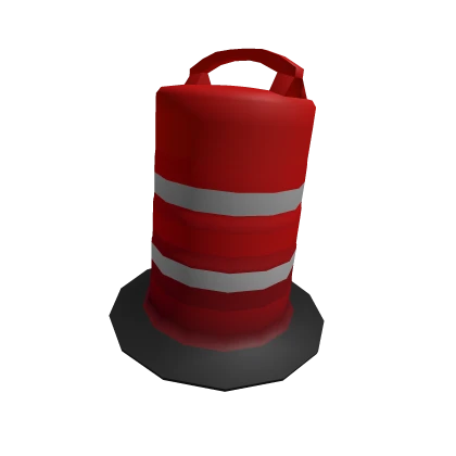 Red Construction Barrel | Roblox Item - Rolimon's