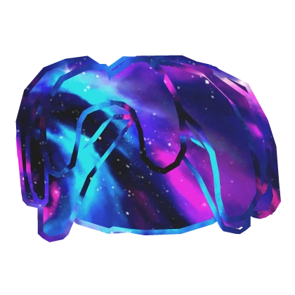 Cosmic Galaxy Bacon Hair (purple) | Roblox Item - Rolimon's